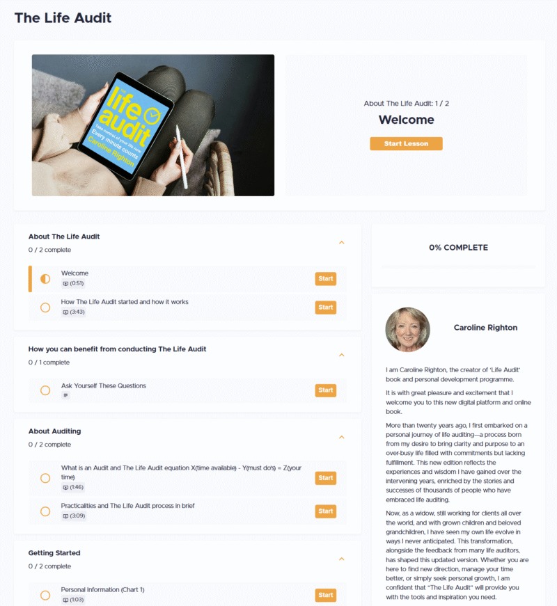 The Life Audit: Transform Your Goals Today - The Life Audit